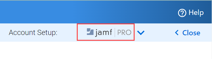 Test configuration: Jamf Pro